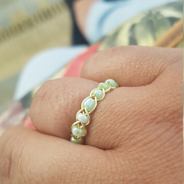 Braided Ring || Wire Rings, Handmade Jewelry - Etsy