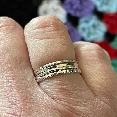 Personalized, Personalized Ring, Stackable Ring, Minimalist Ring ...