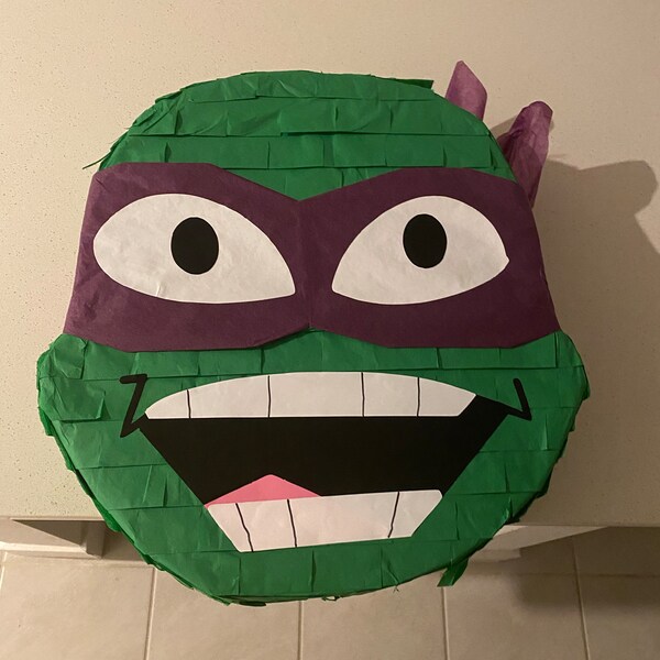Rise of the Ninja Turtles - Ninja Turtle Piñata - TMNT Birthday - Etsy