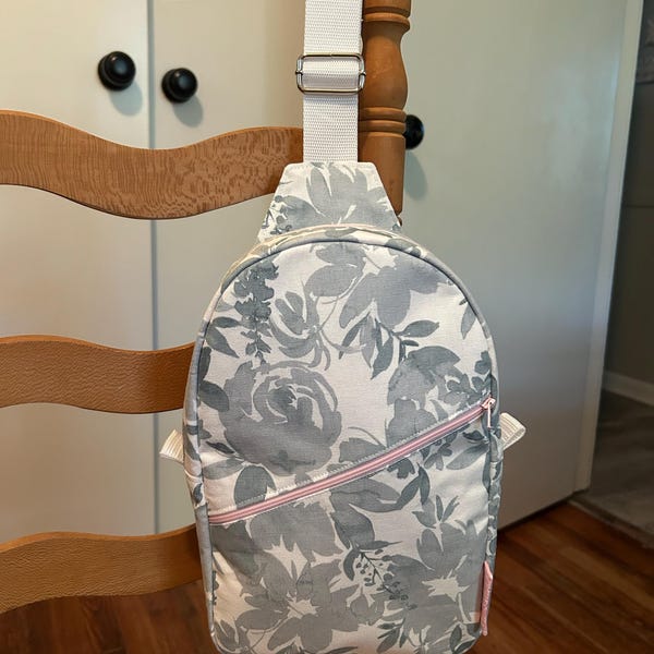 Charlie Sling Bag PDF Sewing Pattern: 3 Front Pocket Options - Etsy