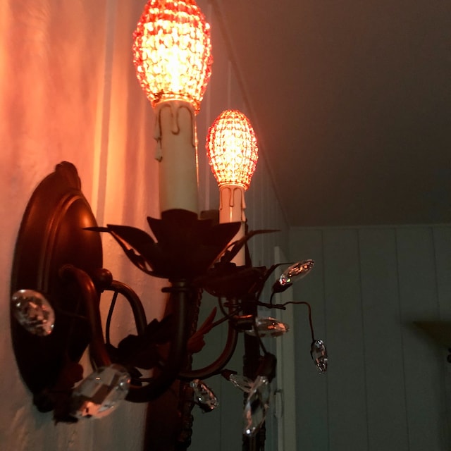 Beaded Light Bulb Covers & Light Bulb Shades by LumiereSF on Etsy