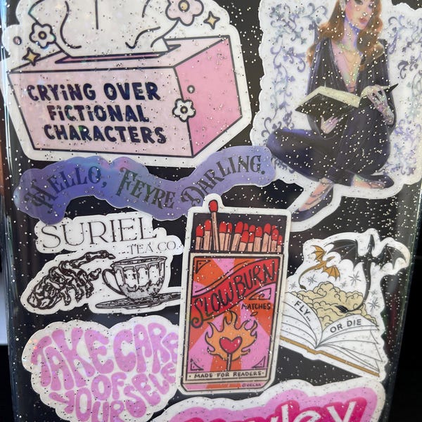 Wooden Hanging Bookshelf Genre Sign Kit, Library Shelf Decor, Bookish ...