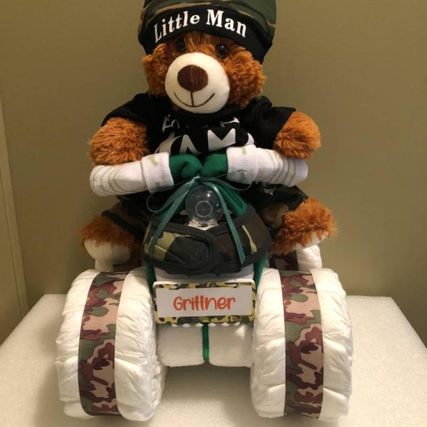 Diaper Military Tank - Diaper Cake - Boy Diaper Cake - Girl Diaper Cake ...