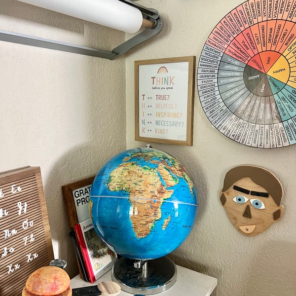 Think Before You Speak Poster, Rules Printable, Motivational Poster ...