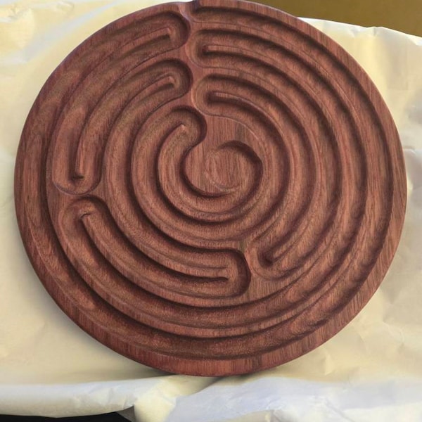Ball Labyrinth, Wooden Finger Labyrinth, Meditation Labyrinth ...