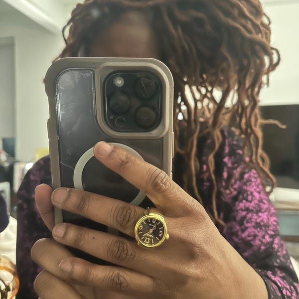 Y2K Vintage Watch Ring Functional Unique Clock Mini Watch Girlfriend ...