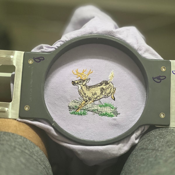 Whitetail Buck - Machine Embroidery Design - Etsy