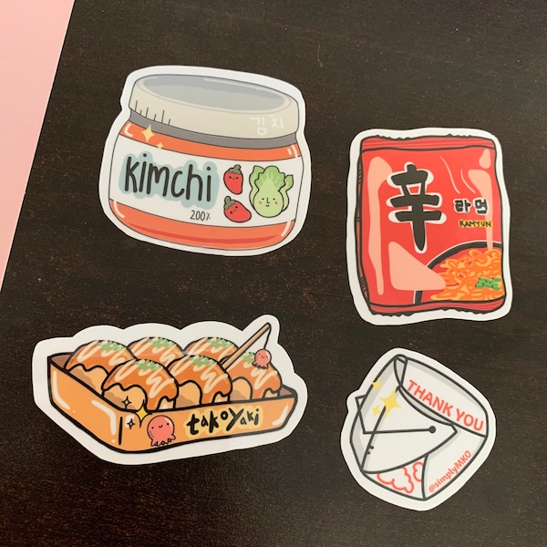 Korean Ramen Sticker, Shin Ramen Sticker, Korean Sticker, Spicy Sticker ...