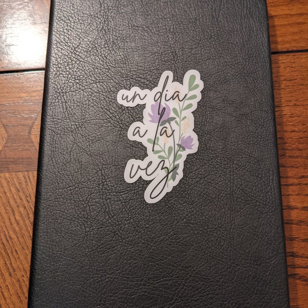 Un Dia A La Vez Sticker | One Day at A Time | Waterproof | Laptop Decal ...