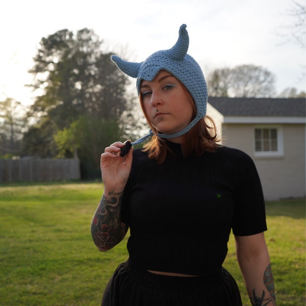 Devil Bonnet / Maleficent Bonnet | PDF | CROCHET PATTERN | Digital ...
