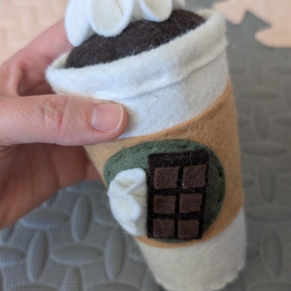 Felt Food Breakfast Set, Felt Play Food, Play Kitchen, Play Bakery ...