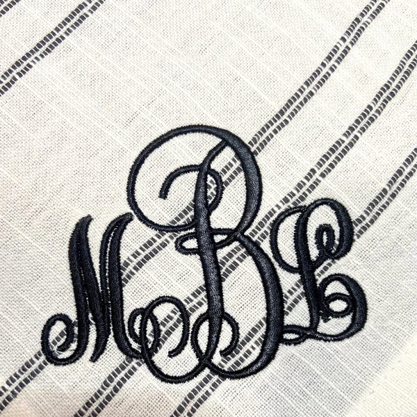 SALE** Roman Monogram Embroidery Font 4 Sizes Machine BX Embroidery ...