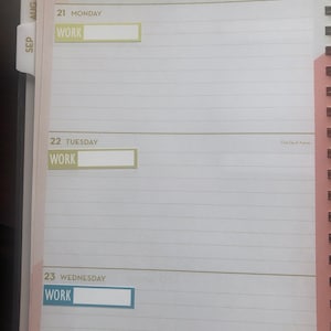 Planner Stickers Work Stickers Fits Erin Condren and Happy Planner - Etsy