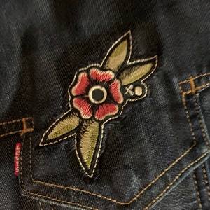 Wooden Brass Knuckles Patch Knuckle Duster & Flowers in the - Etsy