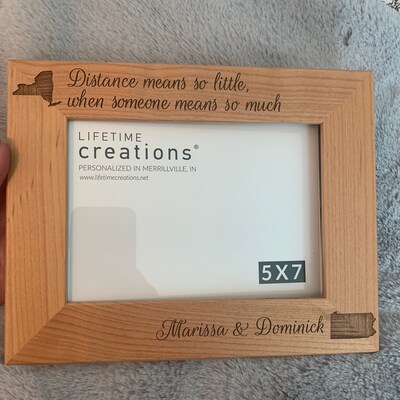Personalized Long Distance Relationship Picture Frame by Lifetime ...