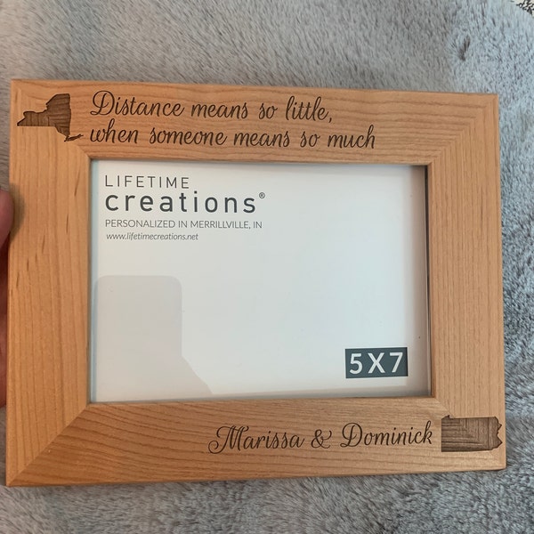 Personalized Long Distance Relationship Picture Frame by Lifetime ...