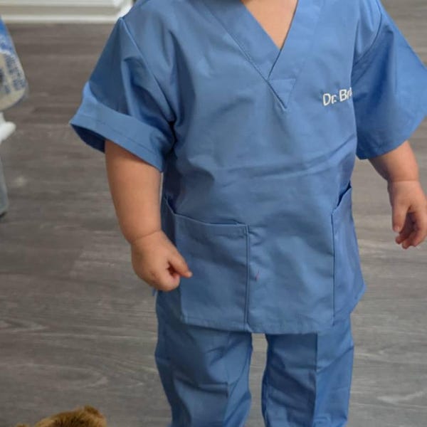 Personalized Kids Marine Biologist Lab Coat With Dolphin Embroidery ...