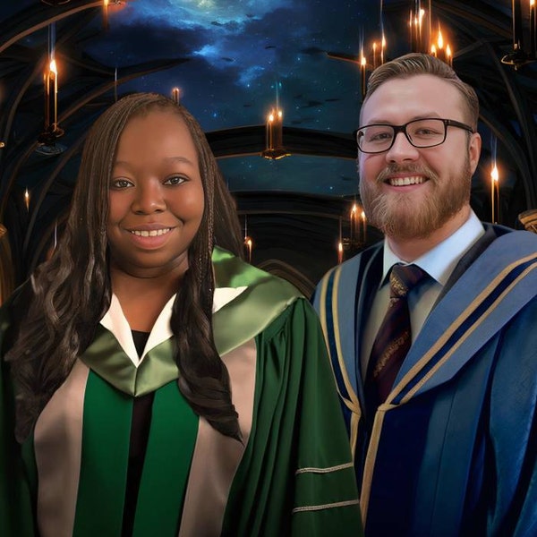 Wizard Witch Custom Portrait for Couples, Family, and Pet. Unique ...