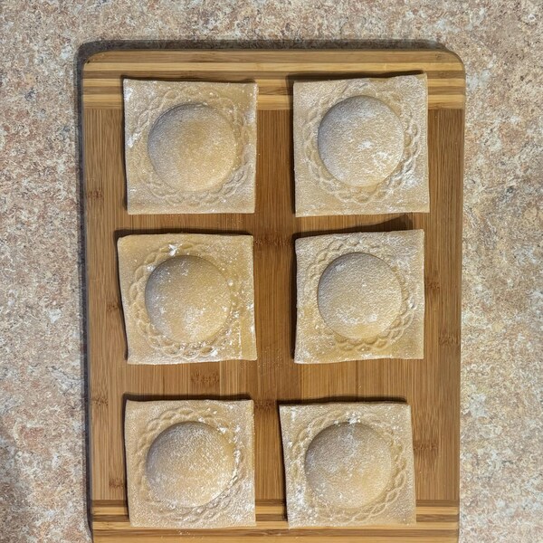 Personalized Wooden Pasta Making Board – 2-in-1 Gnocchi & Ravioli Tool ...