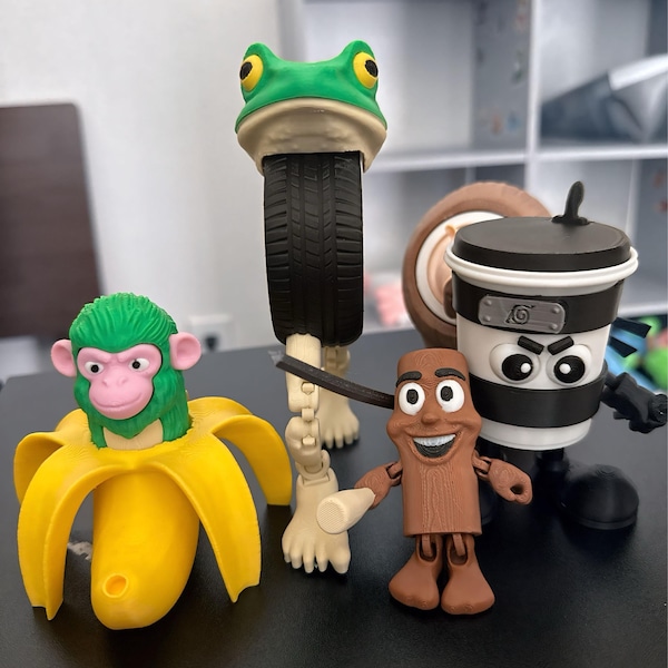 Italian Brainrot Meme Toys 3D Printed Viral Meme Figure Tiktok Trend ...