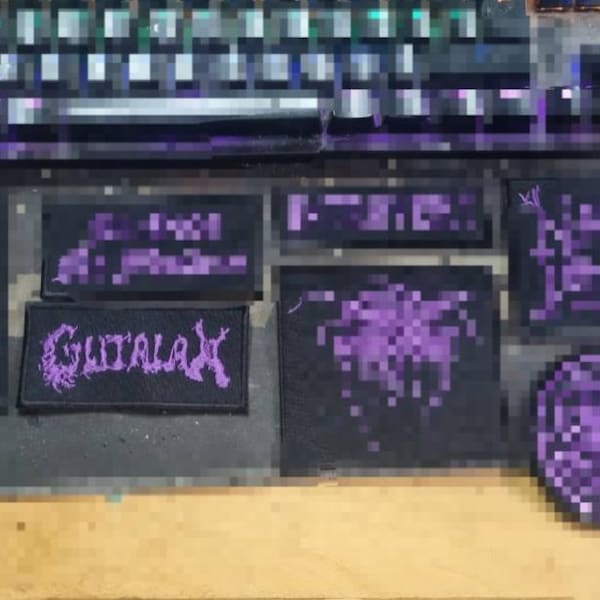 LUNAR AURORA Embroidered Patch (black Metal) - Etsy