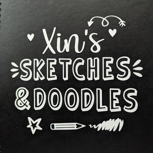 A4 Personalised Drawing Sketchbook Artist Book Teenage Doodle Book - Etsy