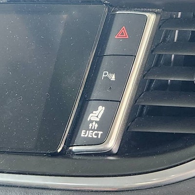 Eject Button Decal, Car Decal, Eject Passenger Button, Blank Button ...