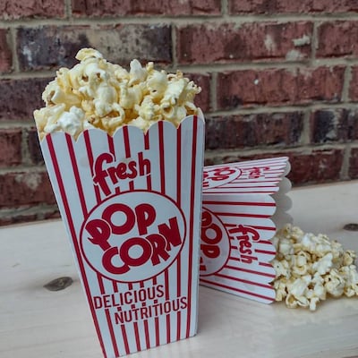 Box of Popcorn - Etsy