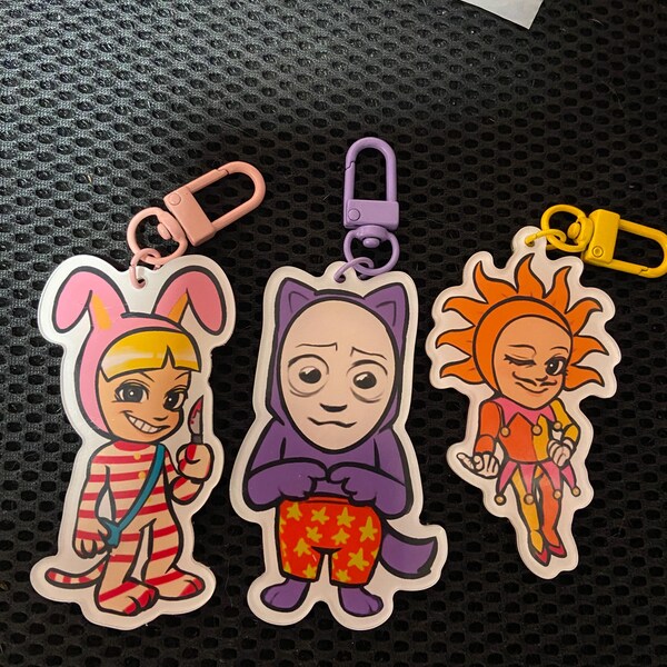 Popee the Performer, Papi, Kedamono Keychains - Etsy