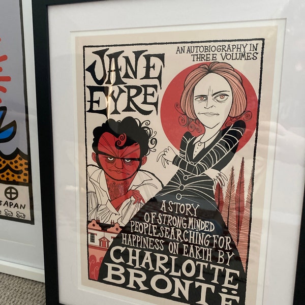 Jane Eyre Poster - Illustrated Art Print - Etsy