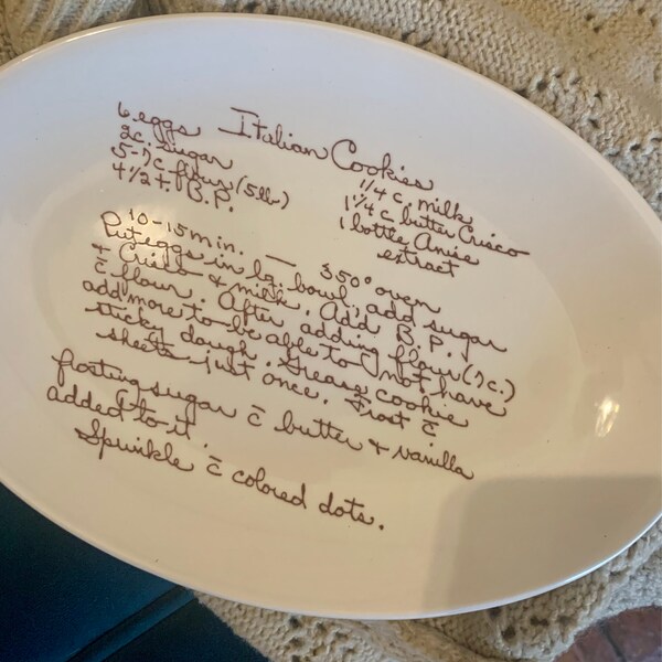 Vintage Farmhouse Plate With Your Personalized Handwriting Makes for ...