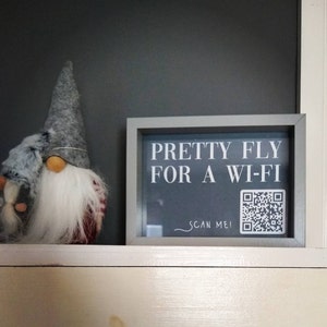 Wi-fi QR Code Print, A5 Print, 5 X 7 Print, Wifi Print, QR Code ...