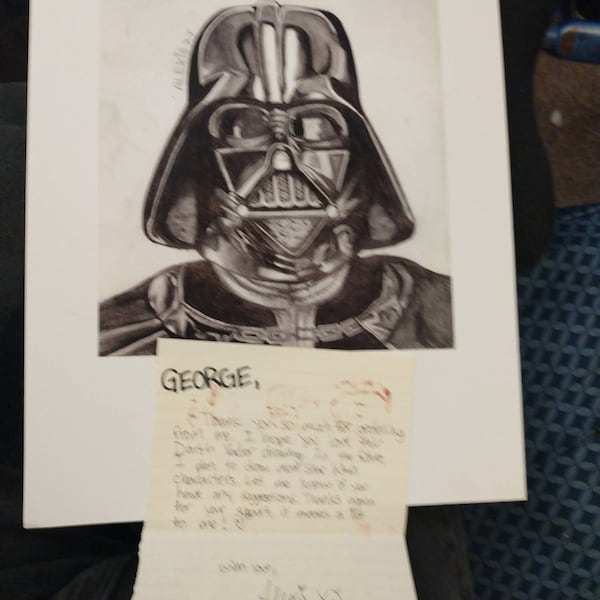 Darth Vader Drawing by Alexis XJ - Etsy