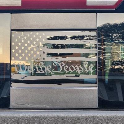 Fits 2006-2014 Honda Ridgeline Rear Middle Sliding Window American Flag ...