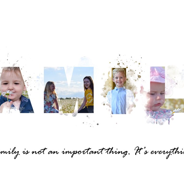 White Photo Box Grid 9 Box Template, Photoshop Template, "in the Box ...