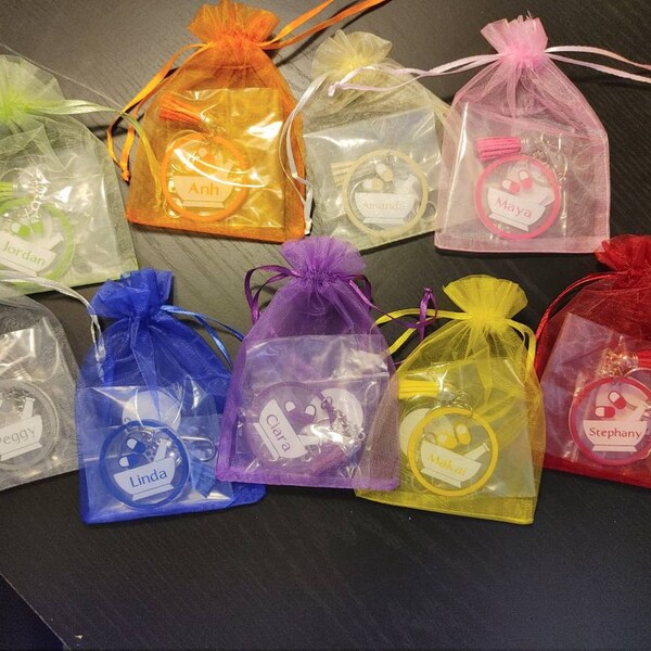 Pharmacist Keychain | Rph, Pharmd, Pharmacy Tech, Healthcare Worker ...