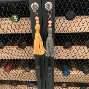 Beaded Tassel Zipper Pulls/keychains - Etsy