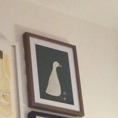 Silly Goose Wall Art, Cute Goose Poster, Dark Green Boy Nursery Decor ...