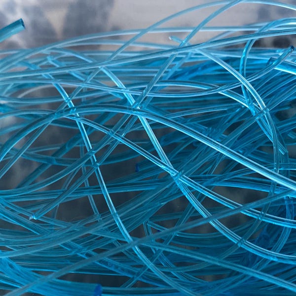 150g Yellow Vitrigraph Glass Stringers, Bullseye Glass 90coe, for Glass ...