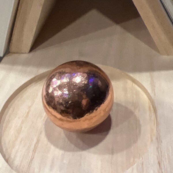 1 1/2" (30 Mm) Copper Sphere - Made From Michigan Native Copper - High ...