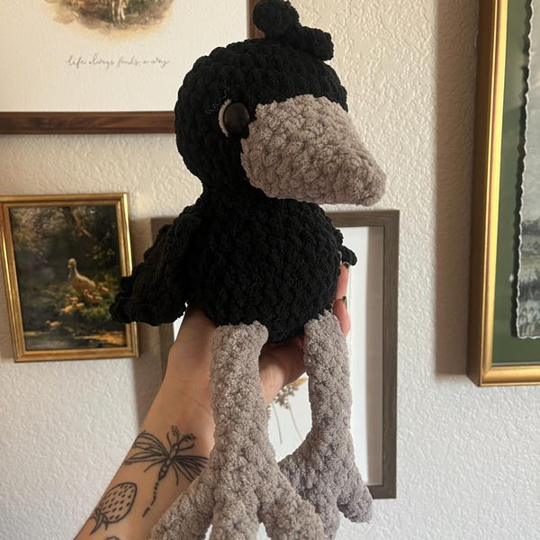 Enid the Crow Crochet Pattern PDF ONLY - Etsy