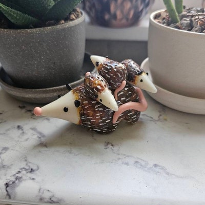 Unique Family Opossum Gifts, Handmade Opossum Toy, Cute Mom With Babies ...