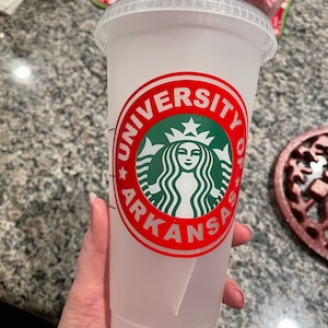 Starbucks Cup College Starbucks Cup Personalized University | Etsy