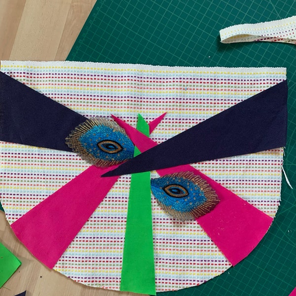 Colorful Crystal Yarn Netting Fabric Iridescence Net Yarn Polyester ...