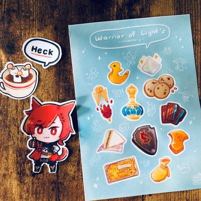 Cute Cat Café Snacks Sticker Sheet - Etsy