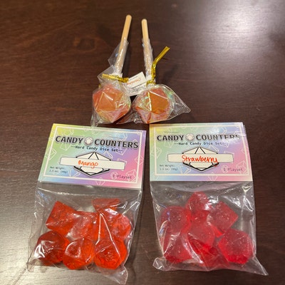 Pineapple Candy Dice, Kohakutou Gummies, Dungeons and Dragons, Roll for ...