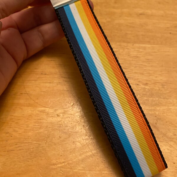 Aroace Flag Keychain Aroace Wristlet Aroace Key Fob Aroace Key Ring ...