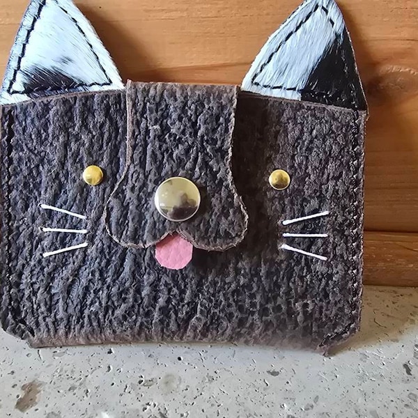 Walpier Buttero Burro Black Ghost Wax Leather Panels - Etsy