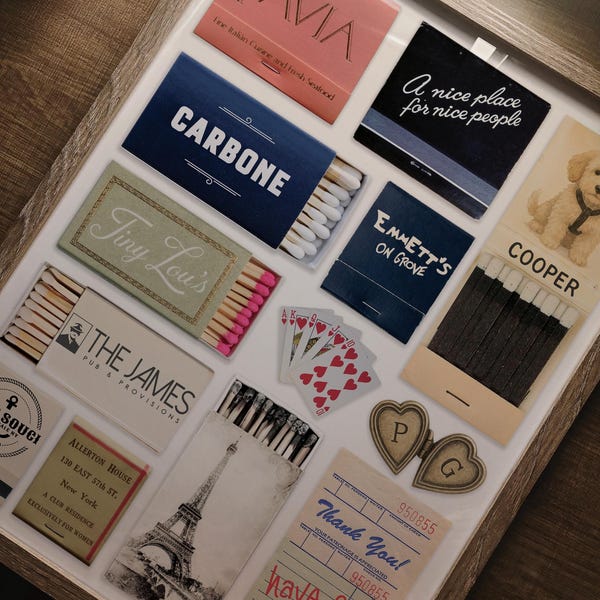 CUSTOM MATCHBOOK ART | Personalized Digital Matchbox Gift | Large ...