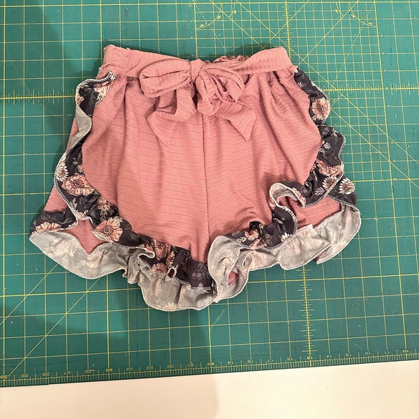 Ruffled Shorts Sewing Pattern, Kids Shorts Pdf Sewing Pattern for Girls ...